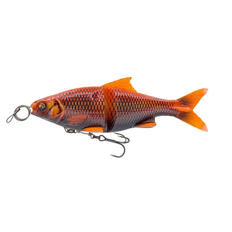 Vismania - 3D Line Thru Glide Roach 17cm/78gr Black Orange Koi