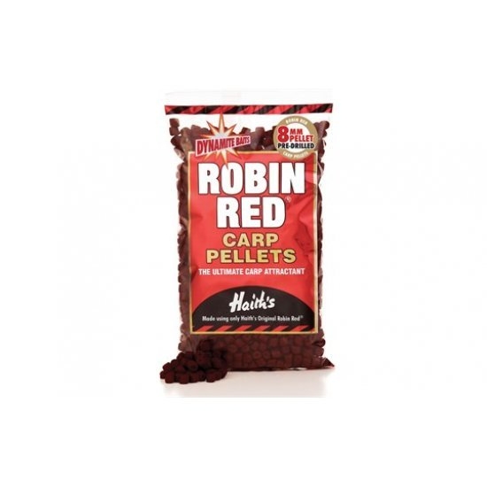 Vismania - Robin Red Carp Pellets 8mm (Pre-drilled)
